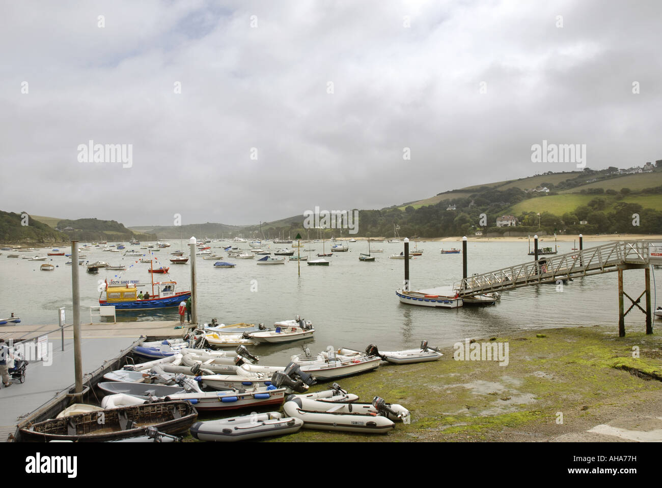 Harbour Salcombe, Devon Stock Photo - Alamy