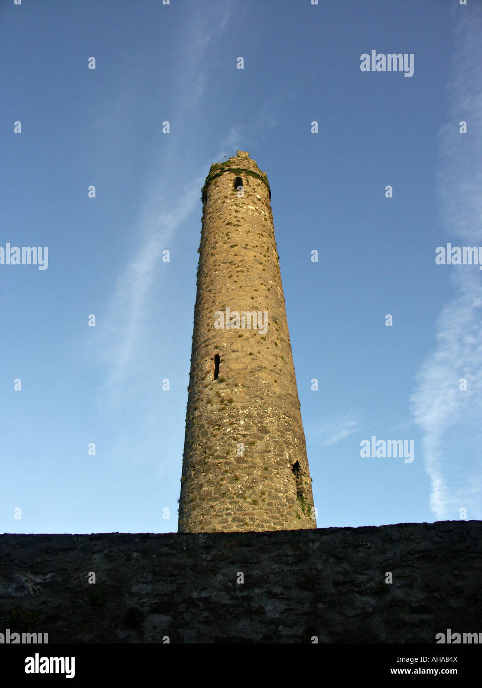 The Round Tower, Kildare, Co. Kildare, Ireland. Built during the tenth ...