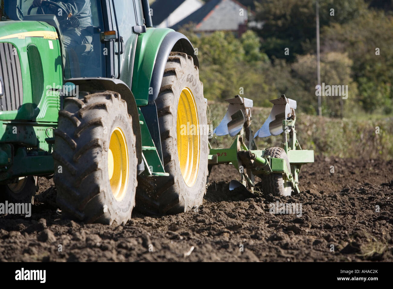Tractor plough october hi-res stock photography and images - Alamy