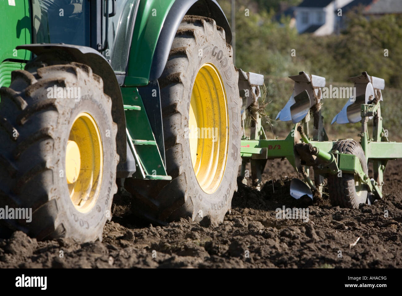 Tractor plough october hi-res stock photography and images - Alamy