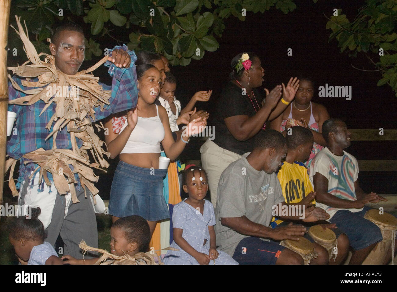 Congo Dancers, Isla Grande, Republic of Panama, Central America Stock ...