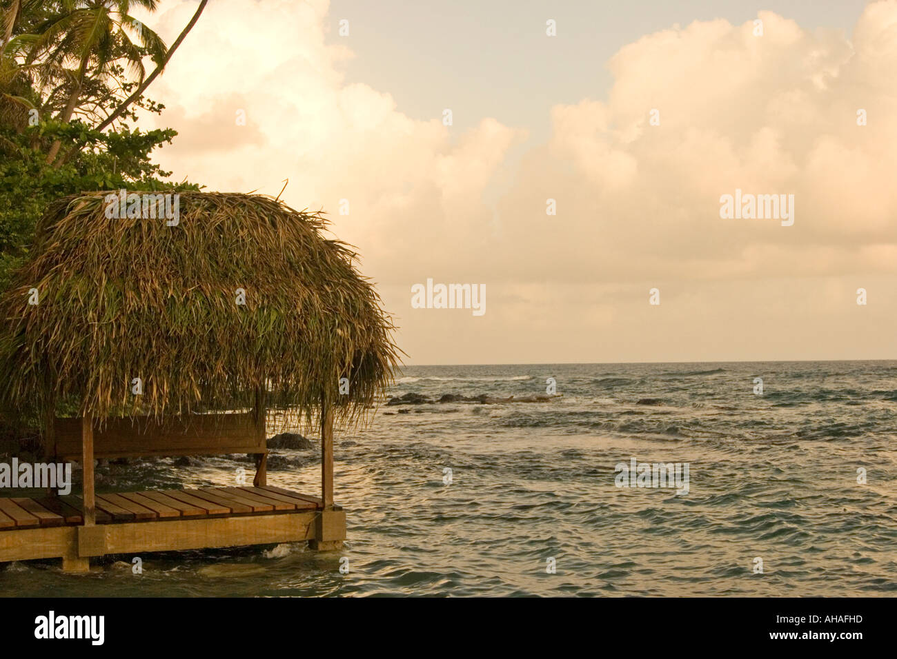 Sea side hut Stock Photo - Alamy