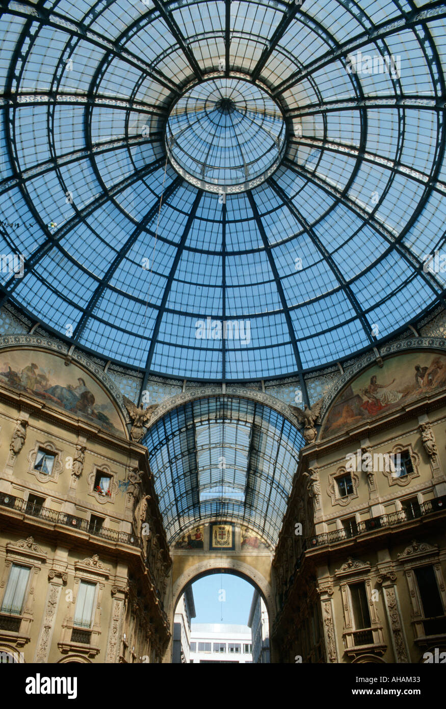 Milan Italy Galleria Vittorio Emanuele II Victor Emmanuel gallery ...