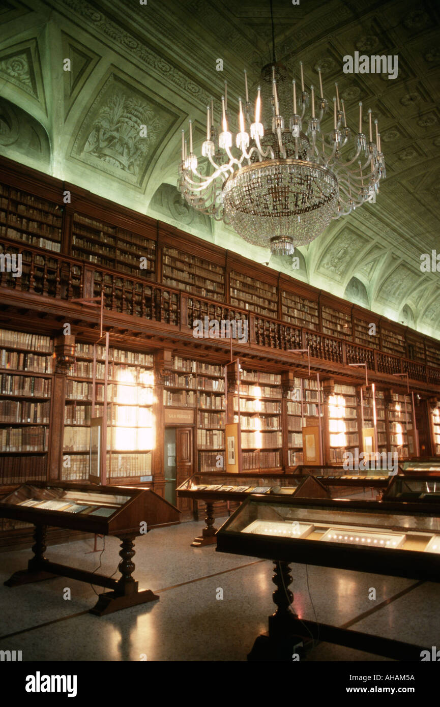 Milan Italy Library of the Pinacoteca Brera Stock Photo - Alamy