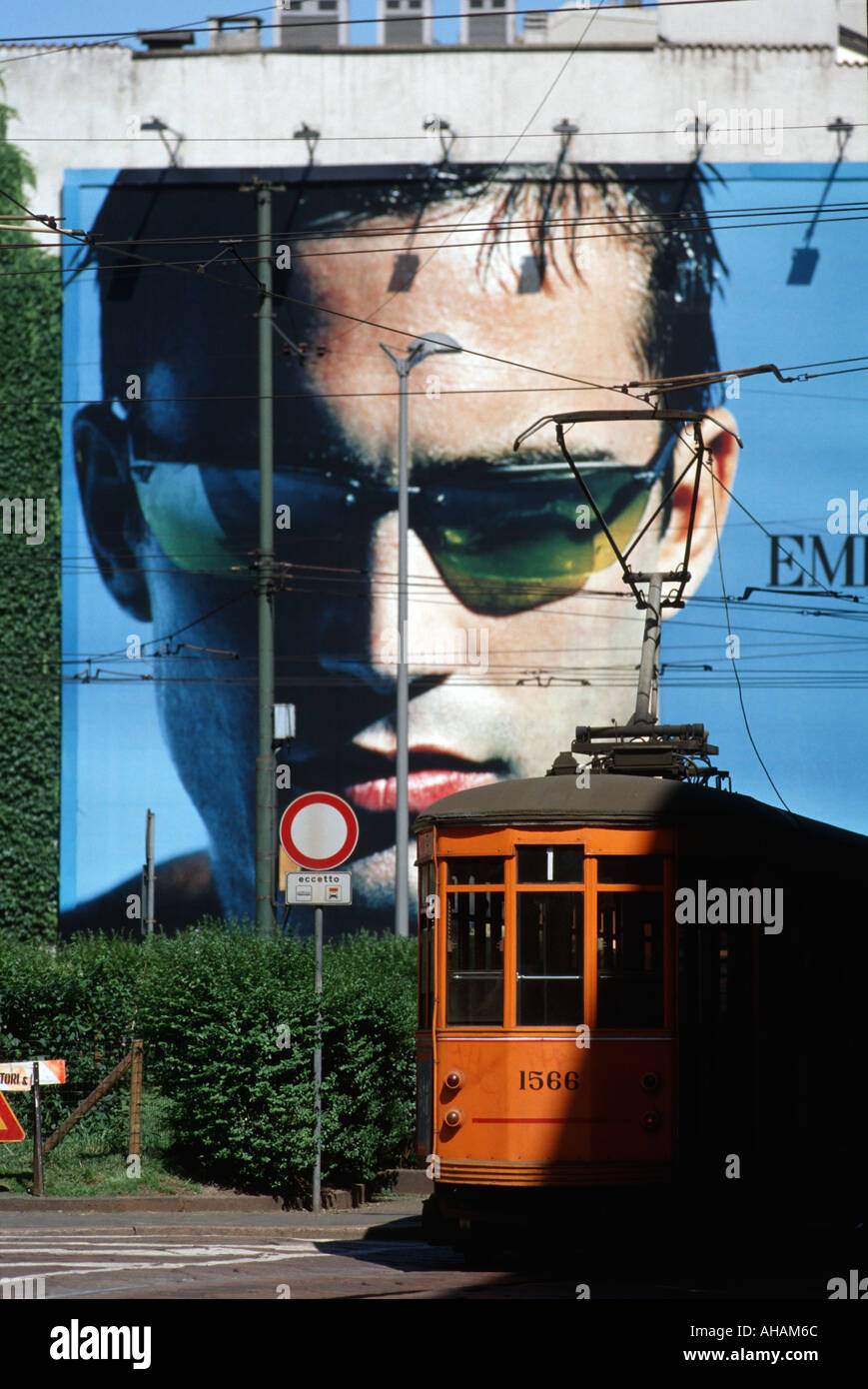 Milan billboard hi-res stock photography and images - Alamy