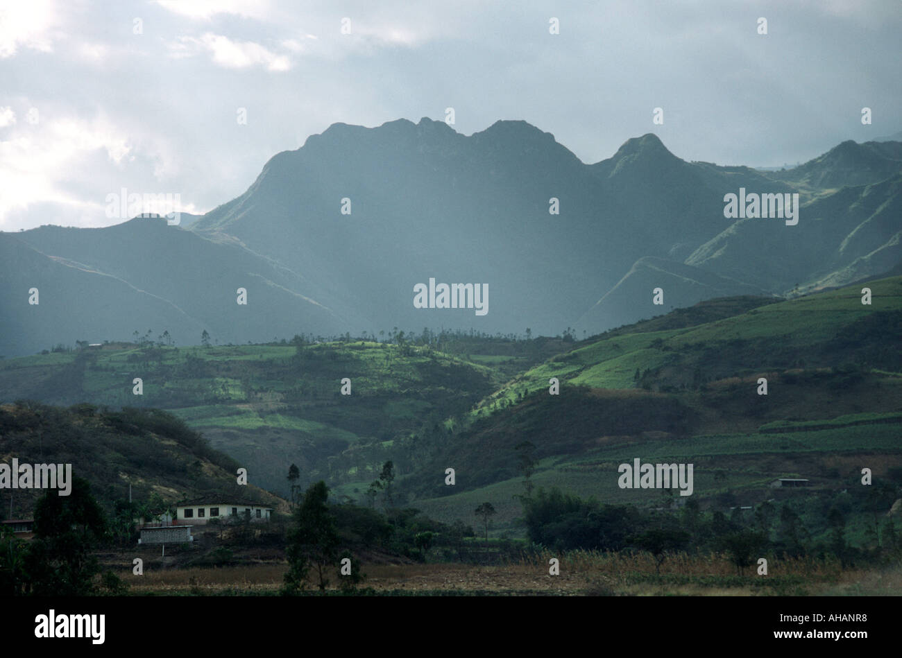 Ecuador Central highlands landscape Stock Photo - Alamy