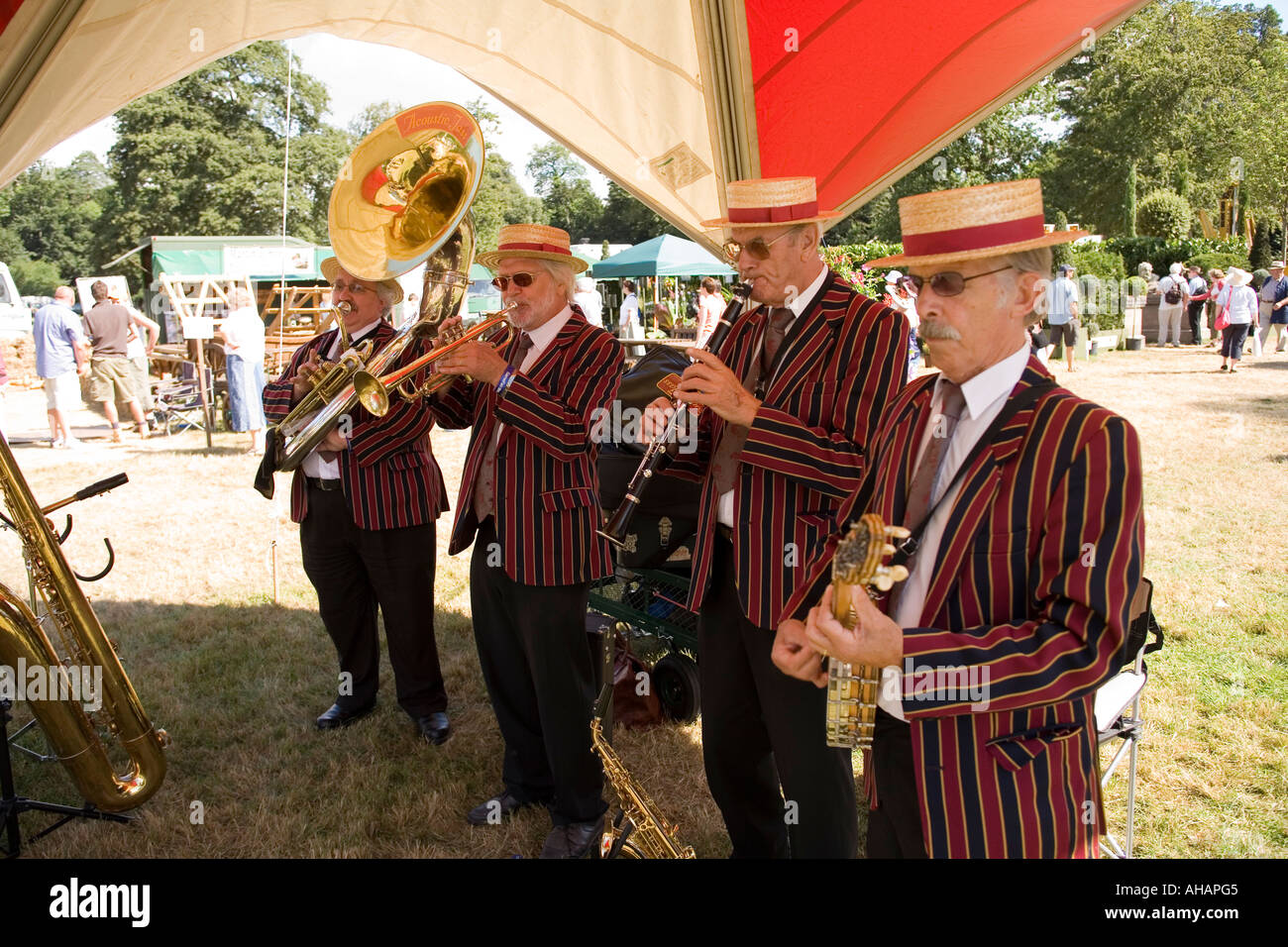 UK Hampshire Romsey Broadlands CLA Game Fair Acoustic Jass Jazz Band ...