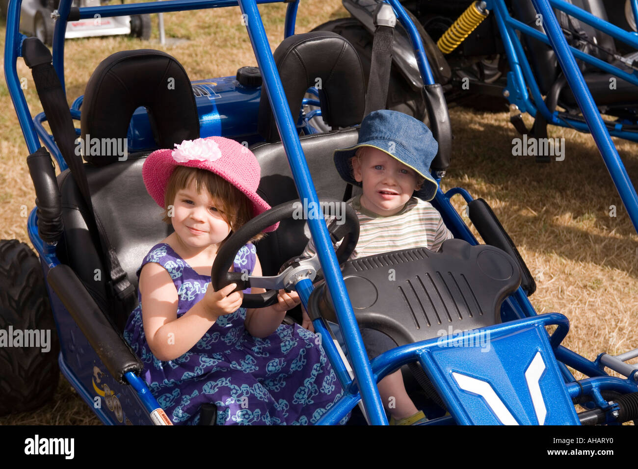 UK Hampshire Romsey Broadlands CLA Game Fair Millie and Cameron in ...
