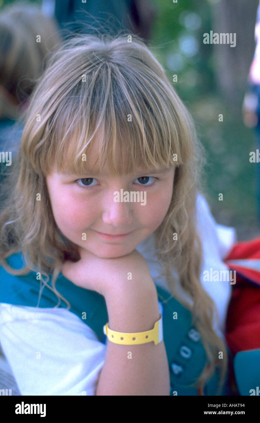 Child blond introspective hi-res stock photography and images - Alamy