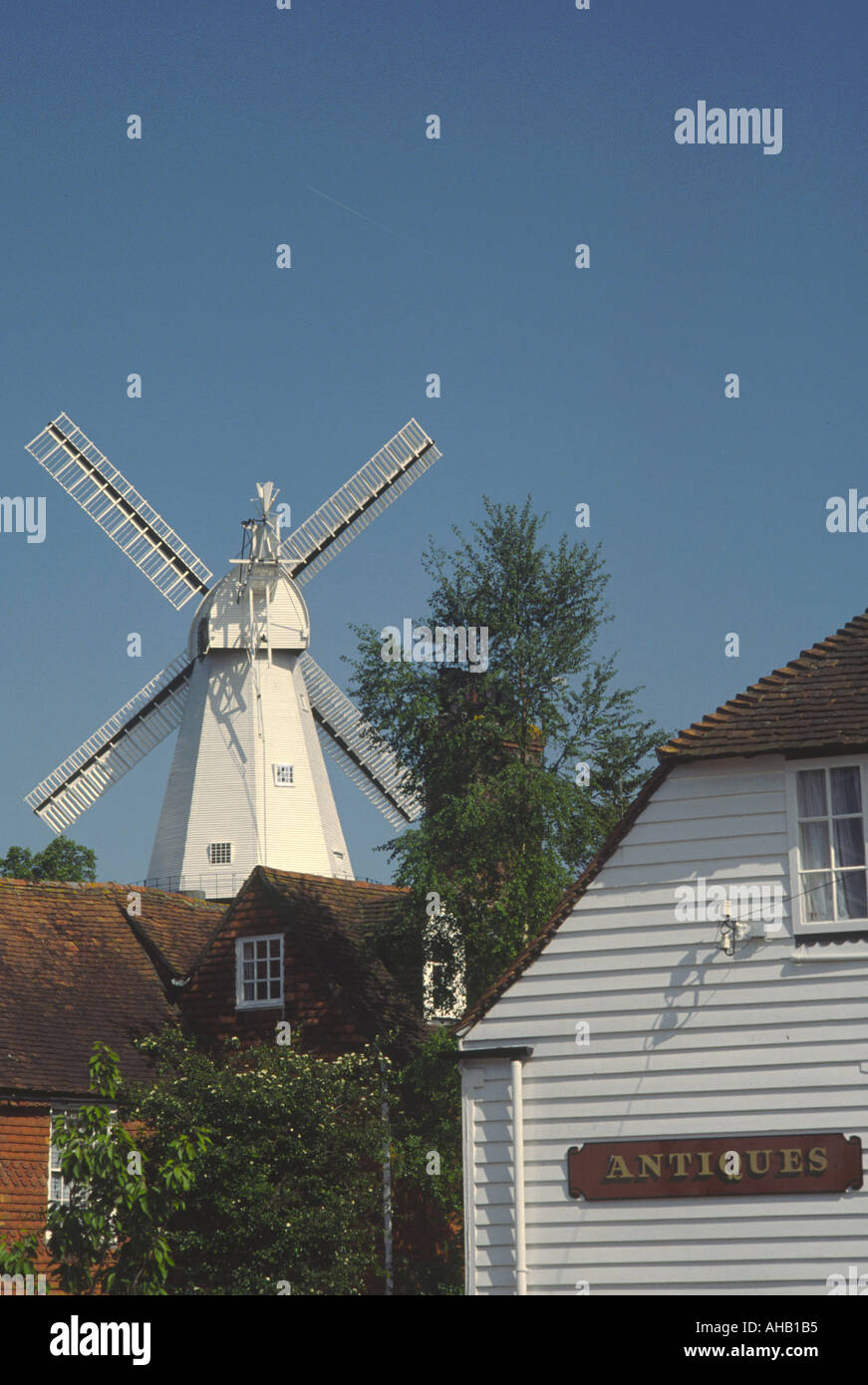 Union Mill Smock Windmill Cranbrook Kent England Stock Photo - Alamy