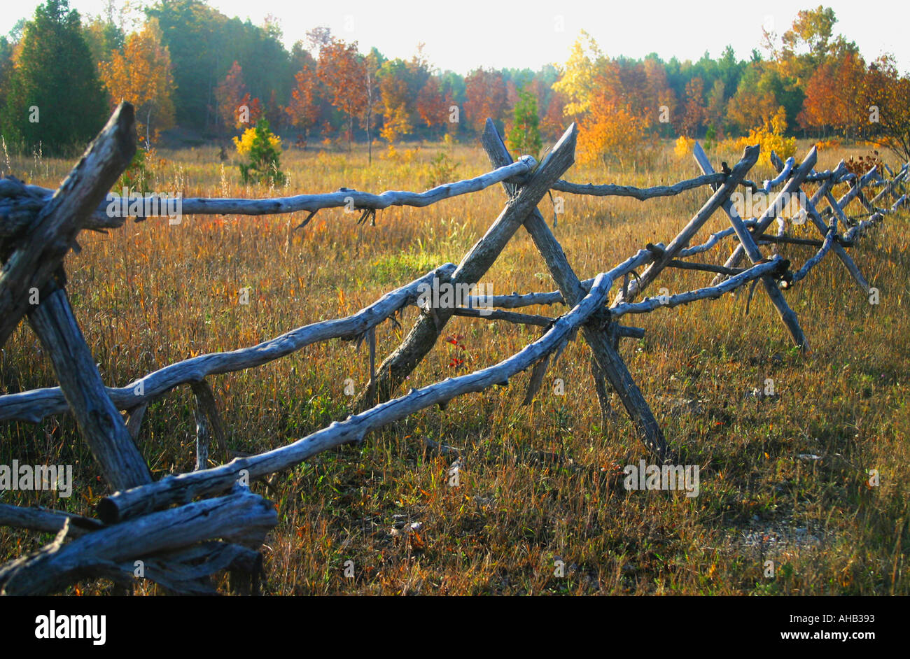 An historic split rail fenceline accentuates the rustic feel of this ...