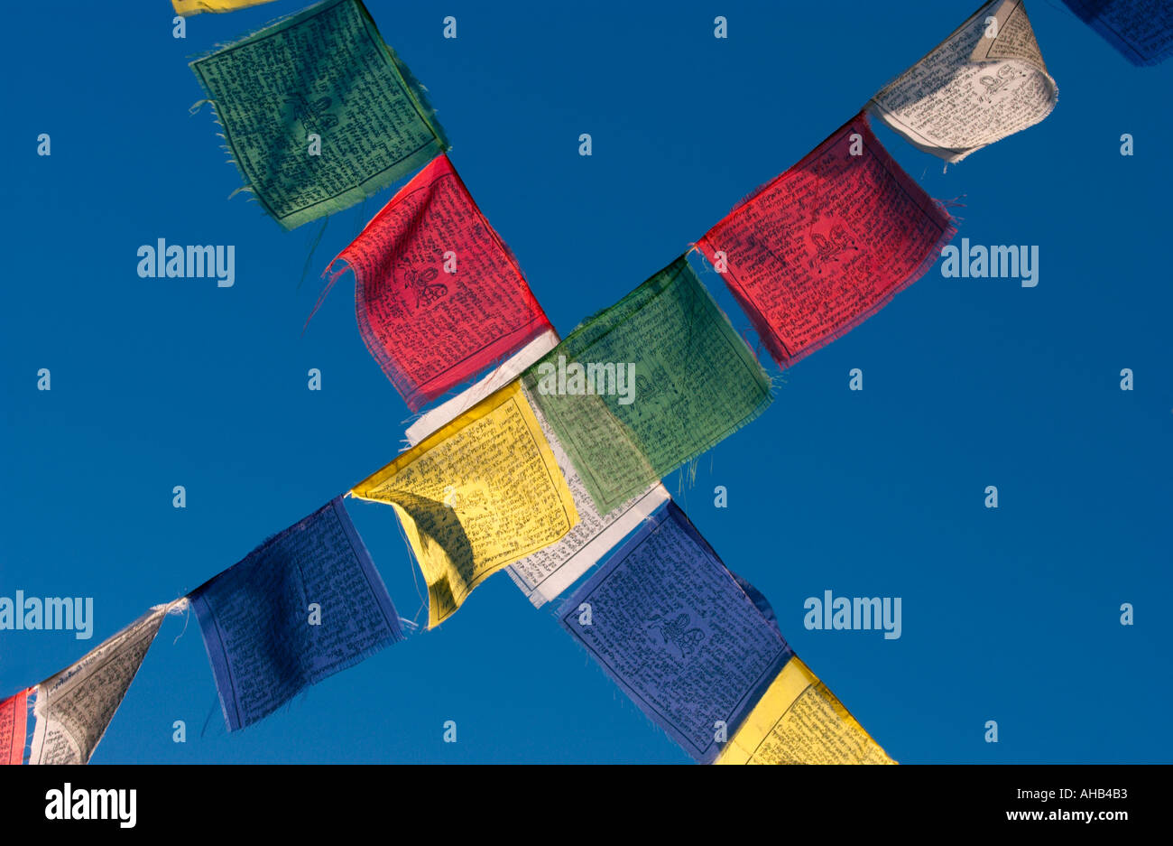 Prayer flags Stock Photo - Alamy