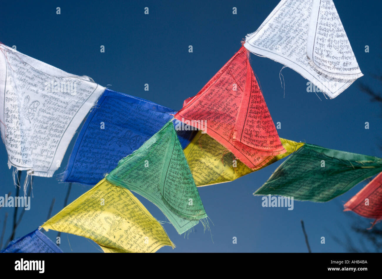 Prayer flags Stock Photo - Alamy