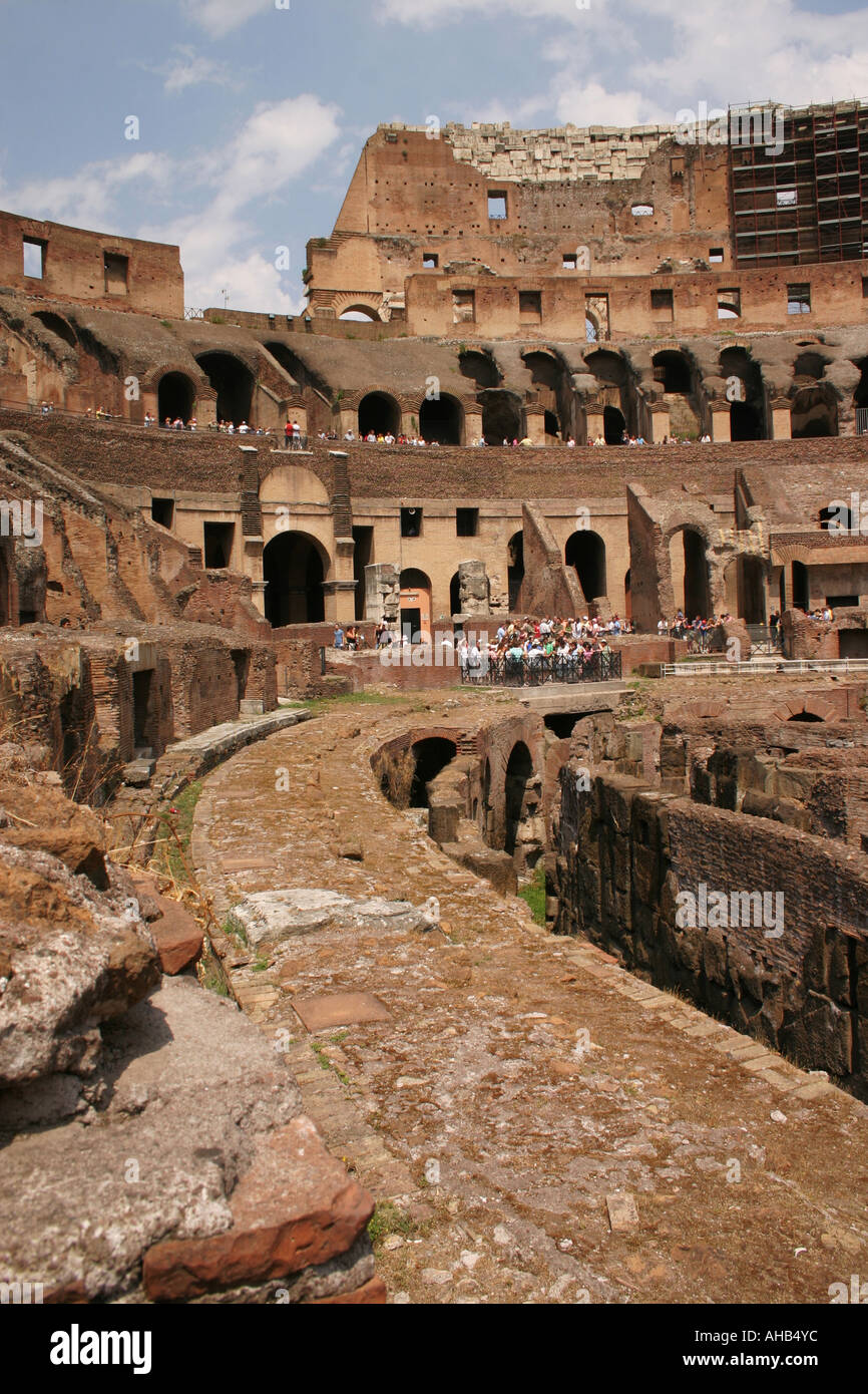 Inside the colosseum hi-res stock photography and images - Alamy