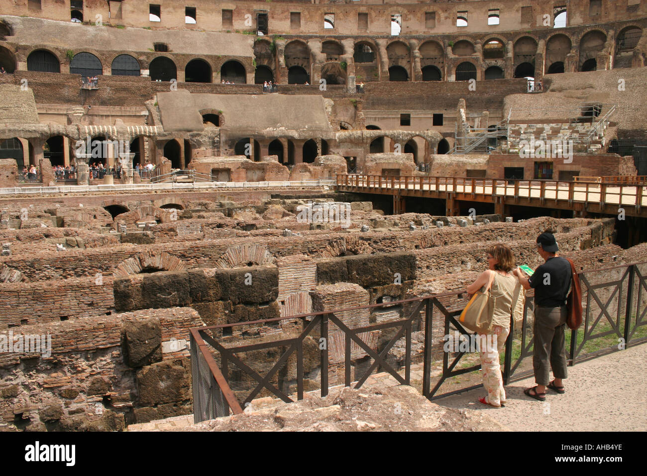 Inside the colosseum hi-res stock photography and images - Alamy