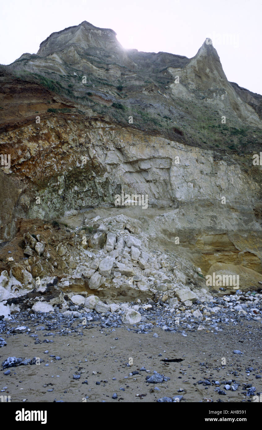 East runton beach erosion hi-res stock photography and images - Alamy