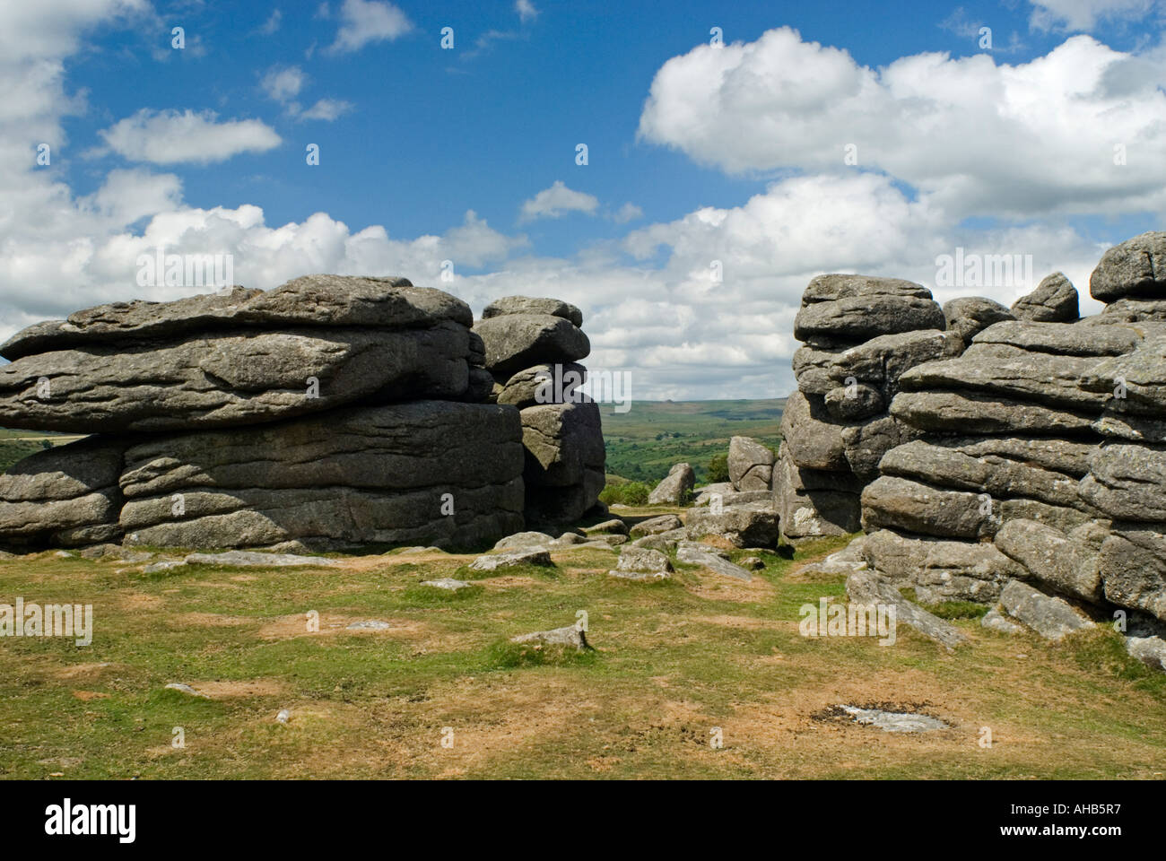 Combestone Tor, Dartmoor, England Stock Photo - Alamy