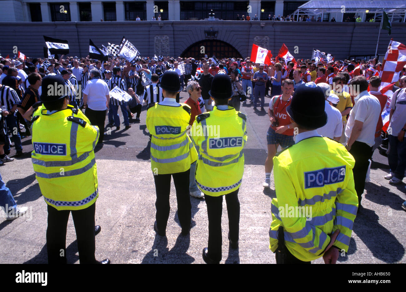 Football hooligans england police hi-res stock photography and images ...