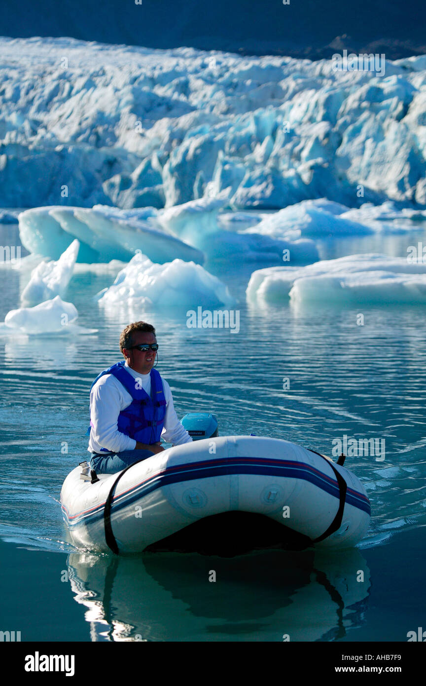 boating in Pedersen Lagoon Aialik Bay Kenai Fjords National Park Alaska ...
