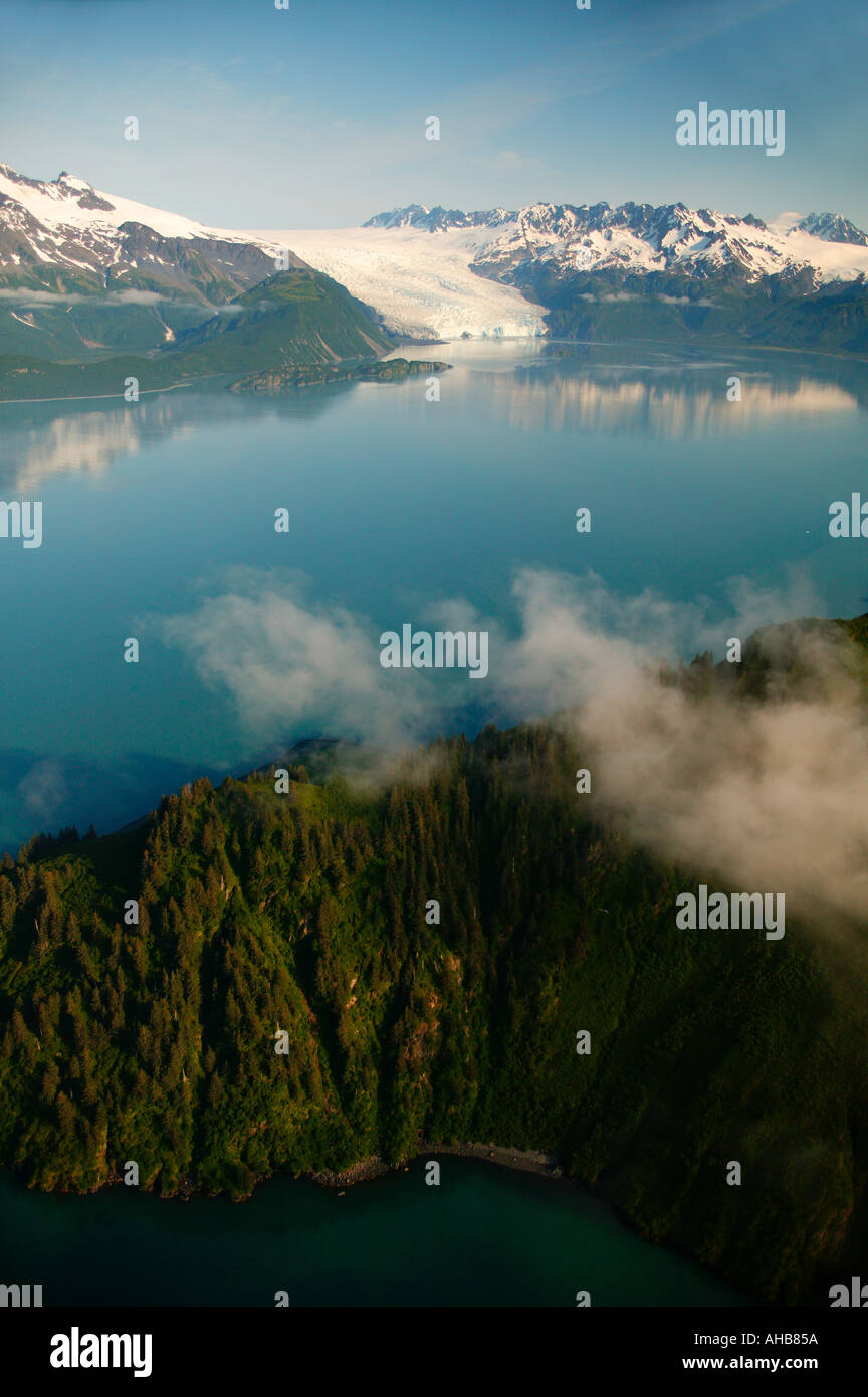 Aialik Bay and glacier Kenai Fjords National Park Alaska Stock Photo ...