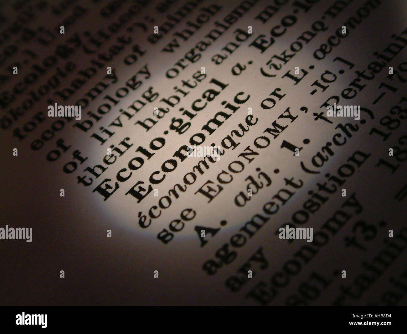 Economic dictionary hi-res stock photography and images - Alamy