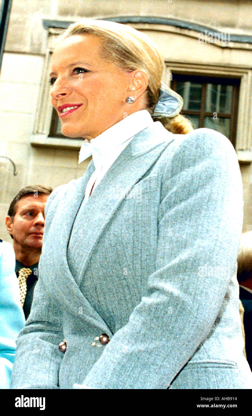 Princess Michael of Kent Profile Nov 2002 Stock Photo - Alamy