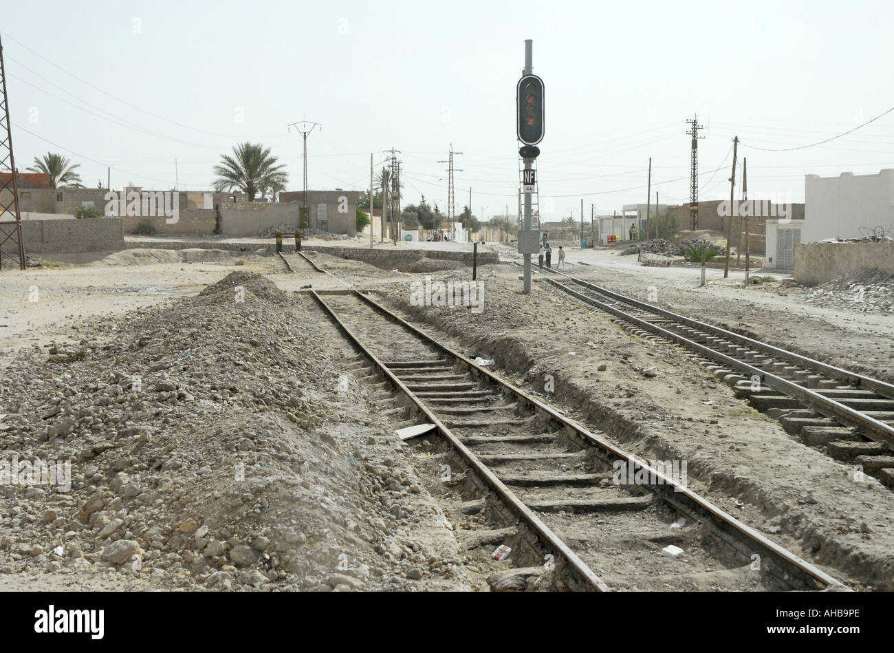 rural rail tracks in Tunisia Stock Photo - Alamy