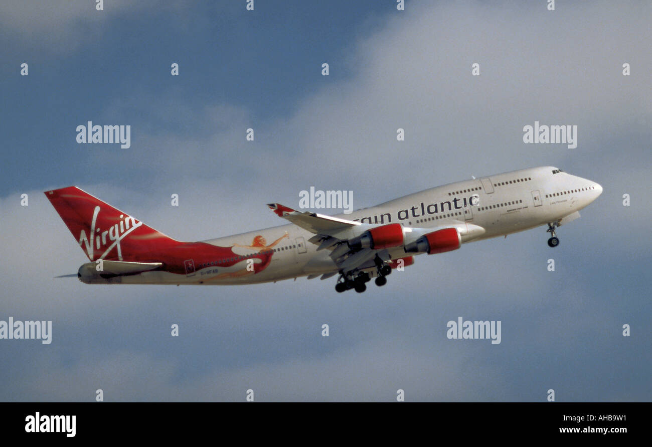 Virgin Atlantic's Lady Penelope, a Boeing 747, has just departed from ...