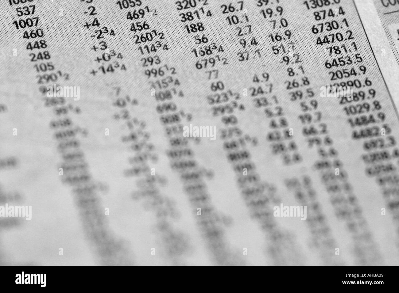 Stock market shares up Black and White Stock Photos & Images - Alamy