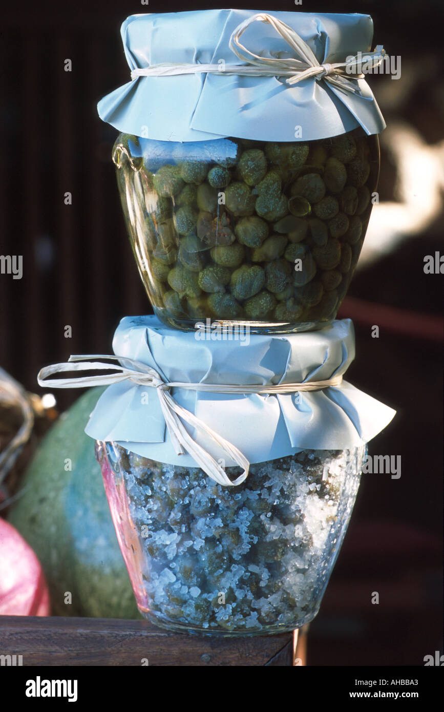 Capers Pantelleria Sicily Italy Stock Photo - Alamy