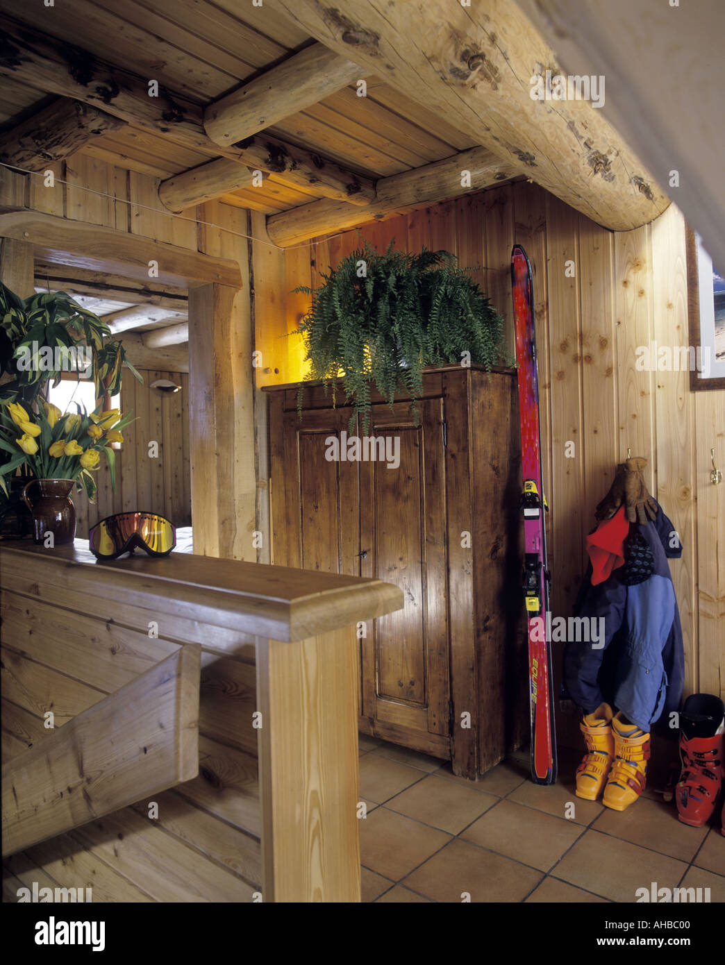 Ski chalet interior hi-res stock photography and images - Alamy