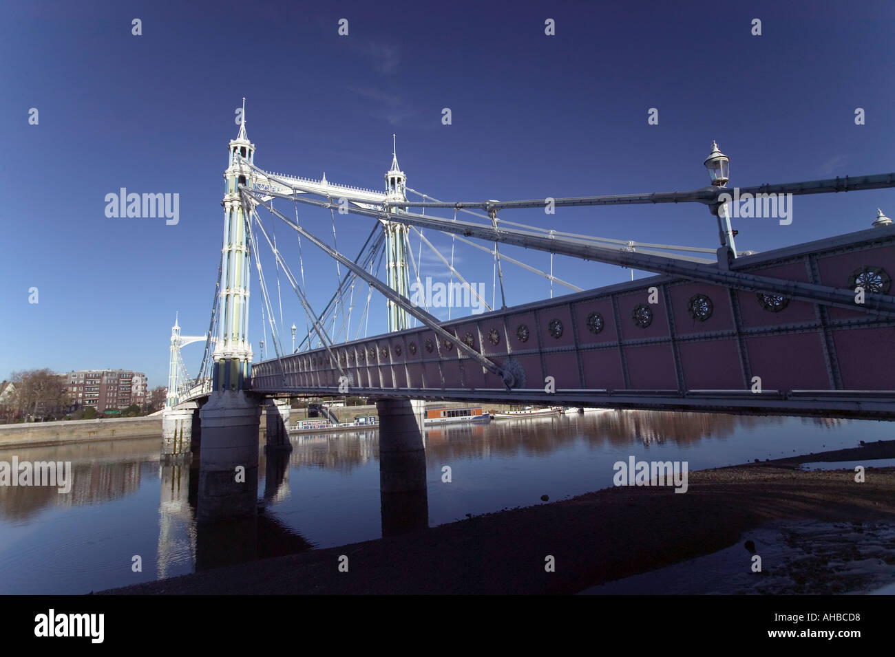 Albert Bridge London Stock Photo - Alamy