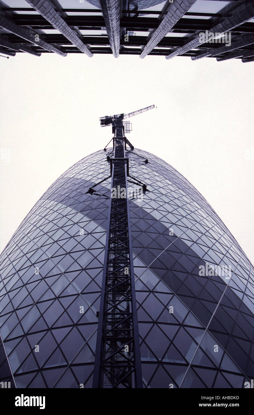 Swiss gerkin in city london hi-res stock photography and images - Alamy