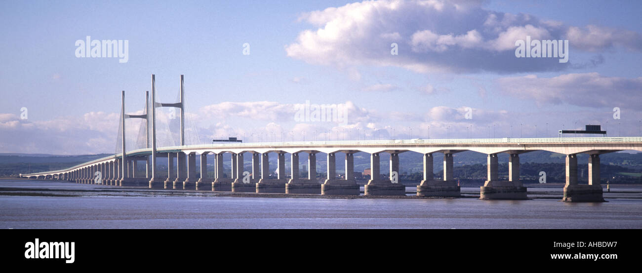 Second Severn Crossing M4 motorway bridge over River Severn major UK ...