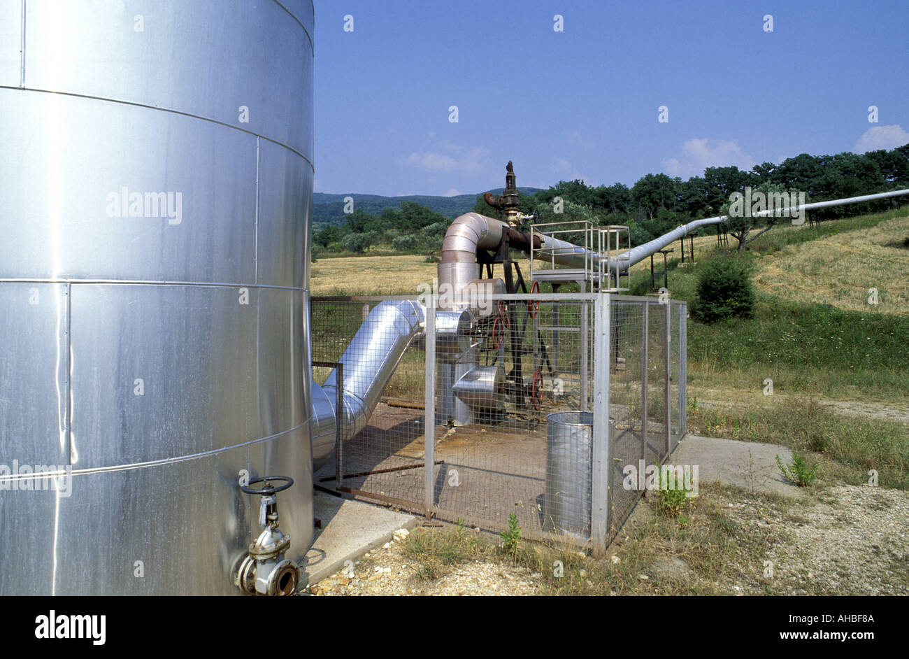 Geothermal energy exploitation hi-res stock photography and images - Alamy