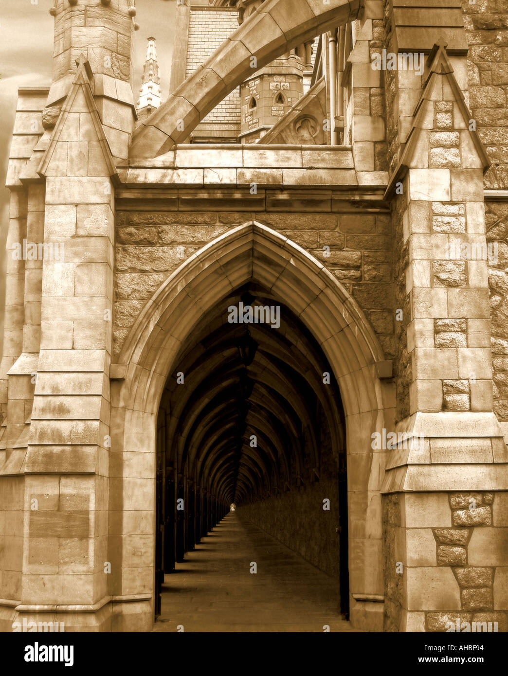 Pathway in the church Stock Photo - Alamy