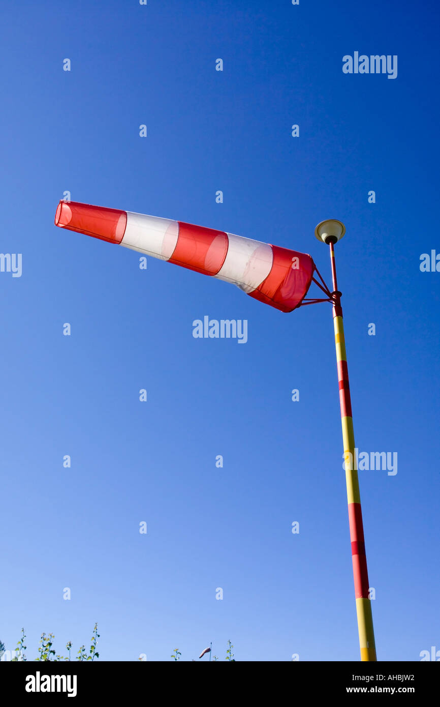 Windsock against blue sky hi-res stock photography and images - Alamy