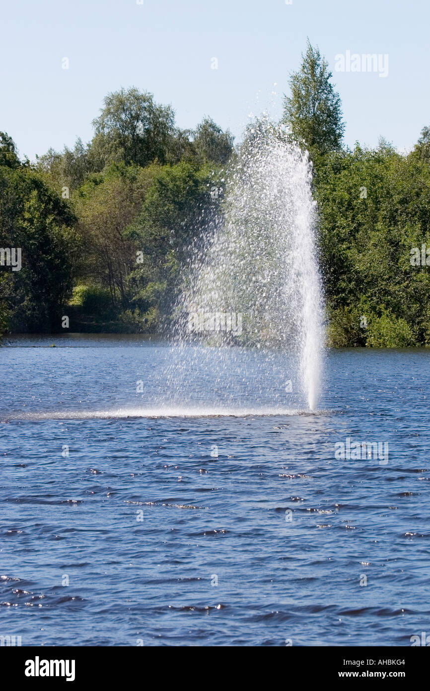 Scenic fountain with trees hi-res stock photography and images - Alamy