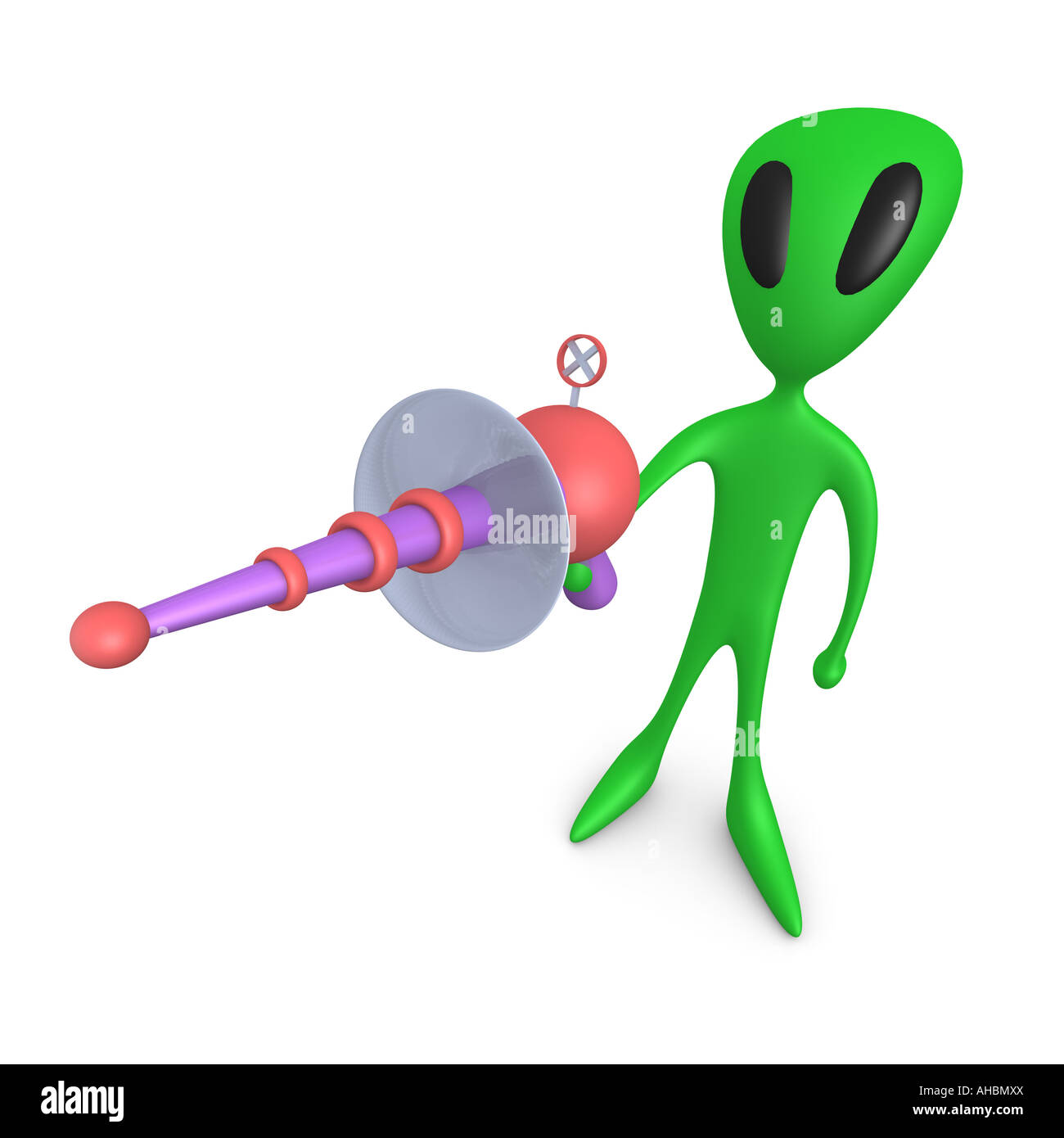Laser gun alien hi-res stock photography and images - Alamy