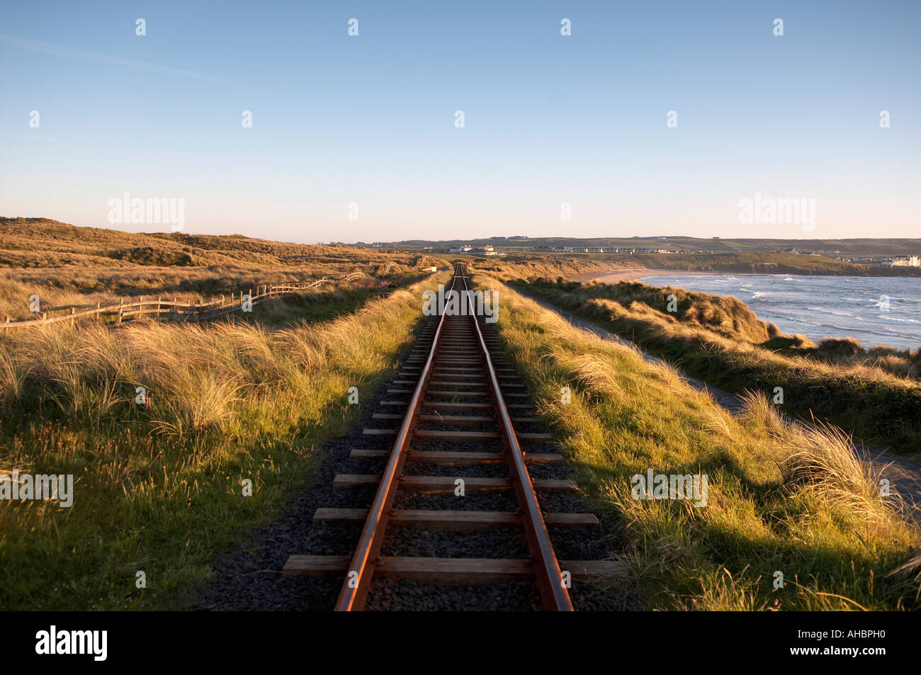 Bushmills Railway Co Antrim Stock Photo - Alamy