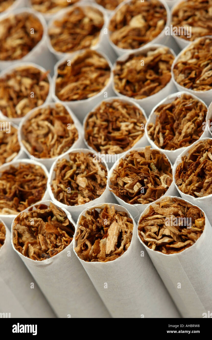Close up stack cigarettes hi-res stock photography and images - Alamy