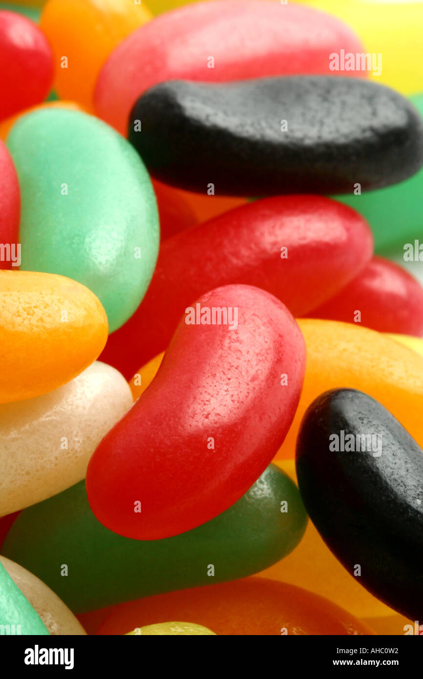 Multi Coloured Jelly Beans Stock Photo - Alamy