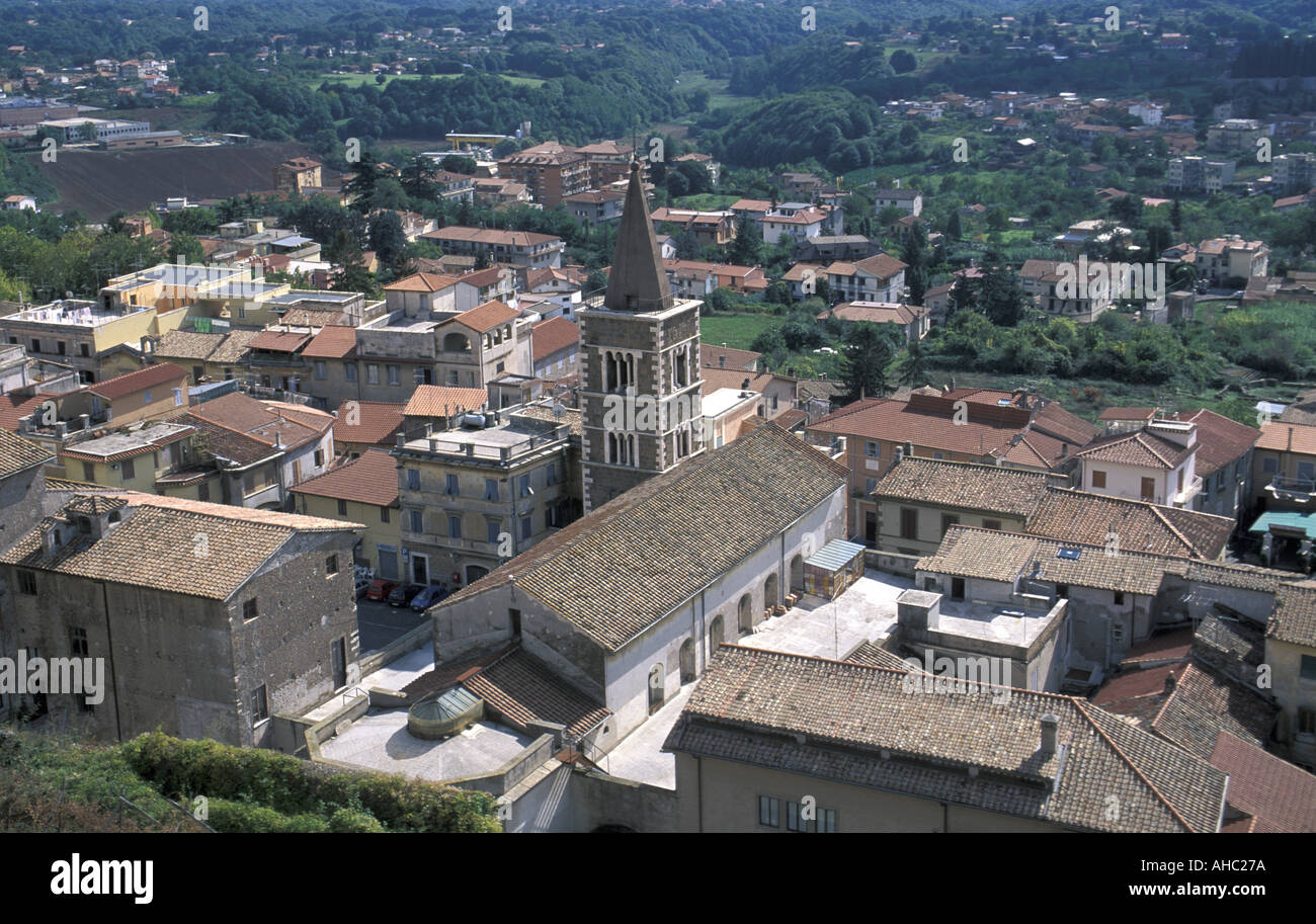 City view Palestrina Lazio Italy Stock Photo - Alamy