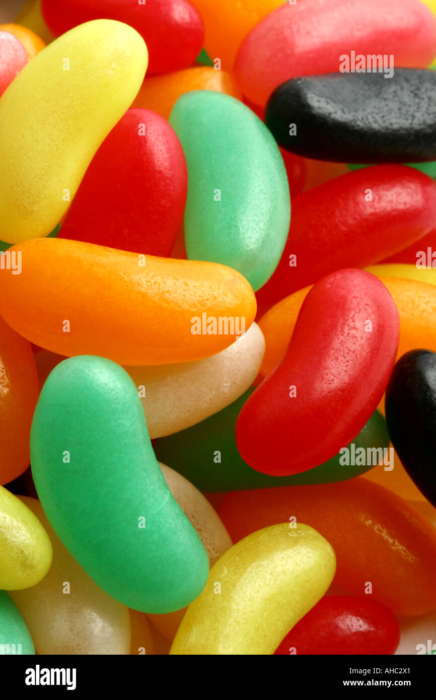 Multi Coloured Jelly Beans Stock Photo - Alamy