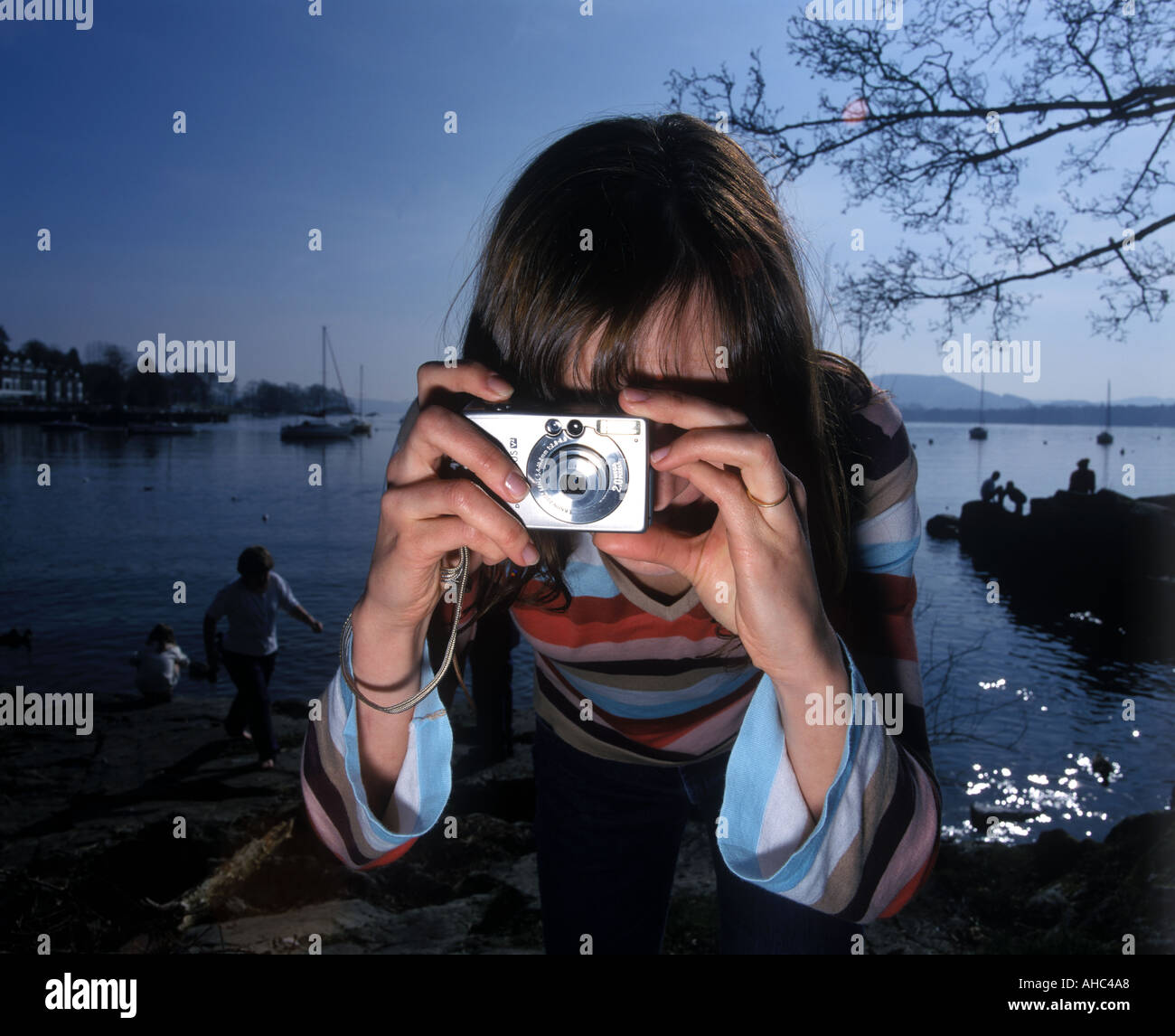 Holiday snaps Windermere UK Stock Photo - Alamy