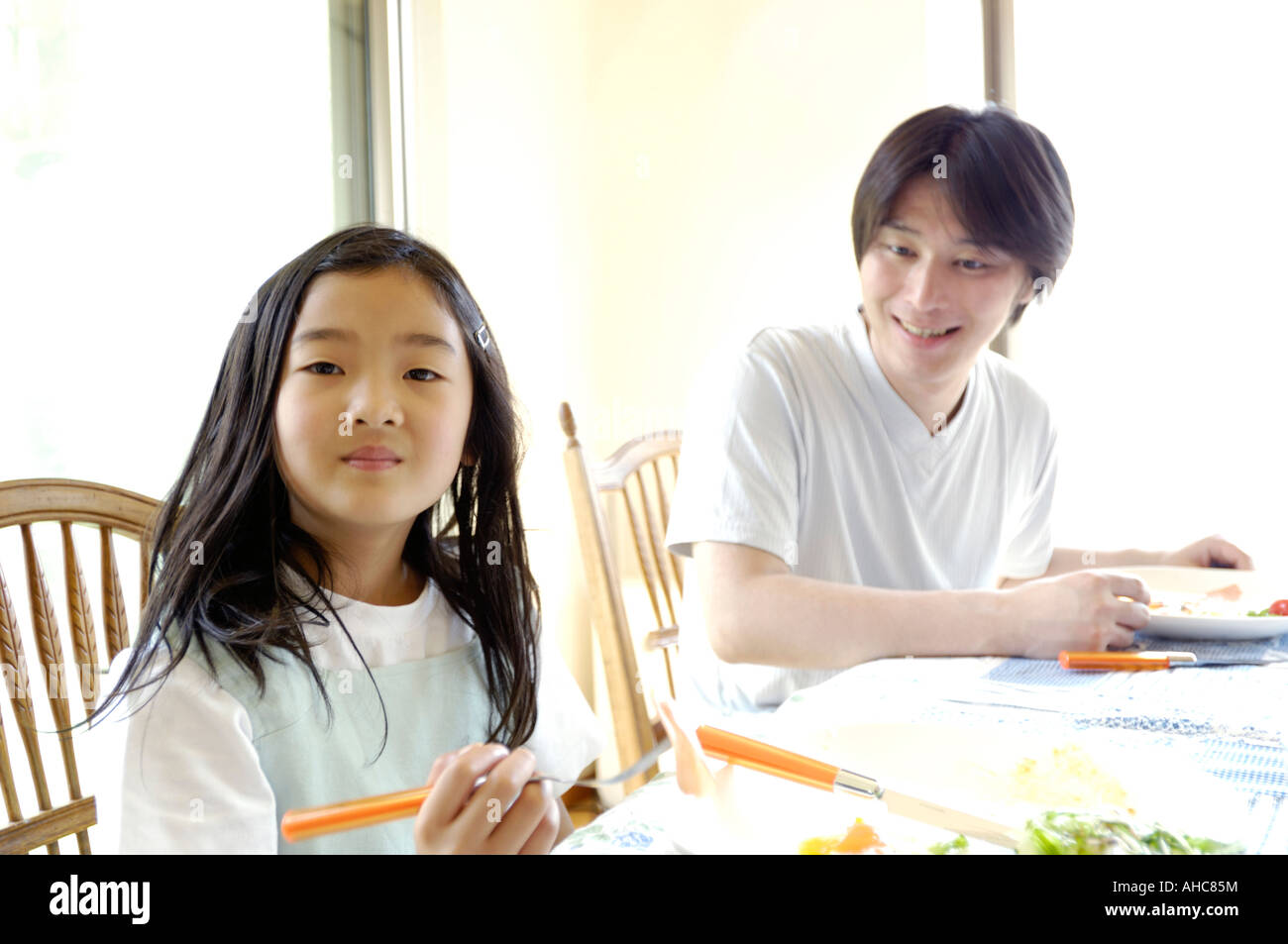 The breakfast scene Stock Photo - Alamy