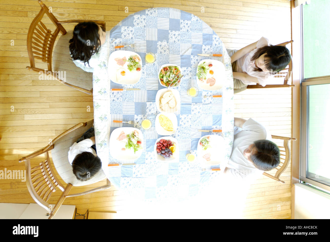 The breakfast scene Stock Photo - Alamy