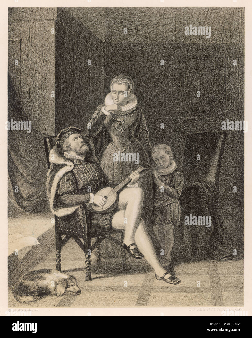 Erik Xiv King Of Sweden Stock Photo - Alamy