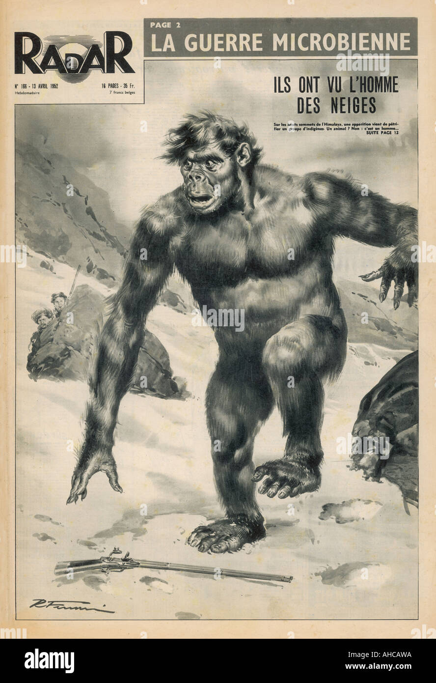 Yeti illustration hi-res stock photography and images - Alamy