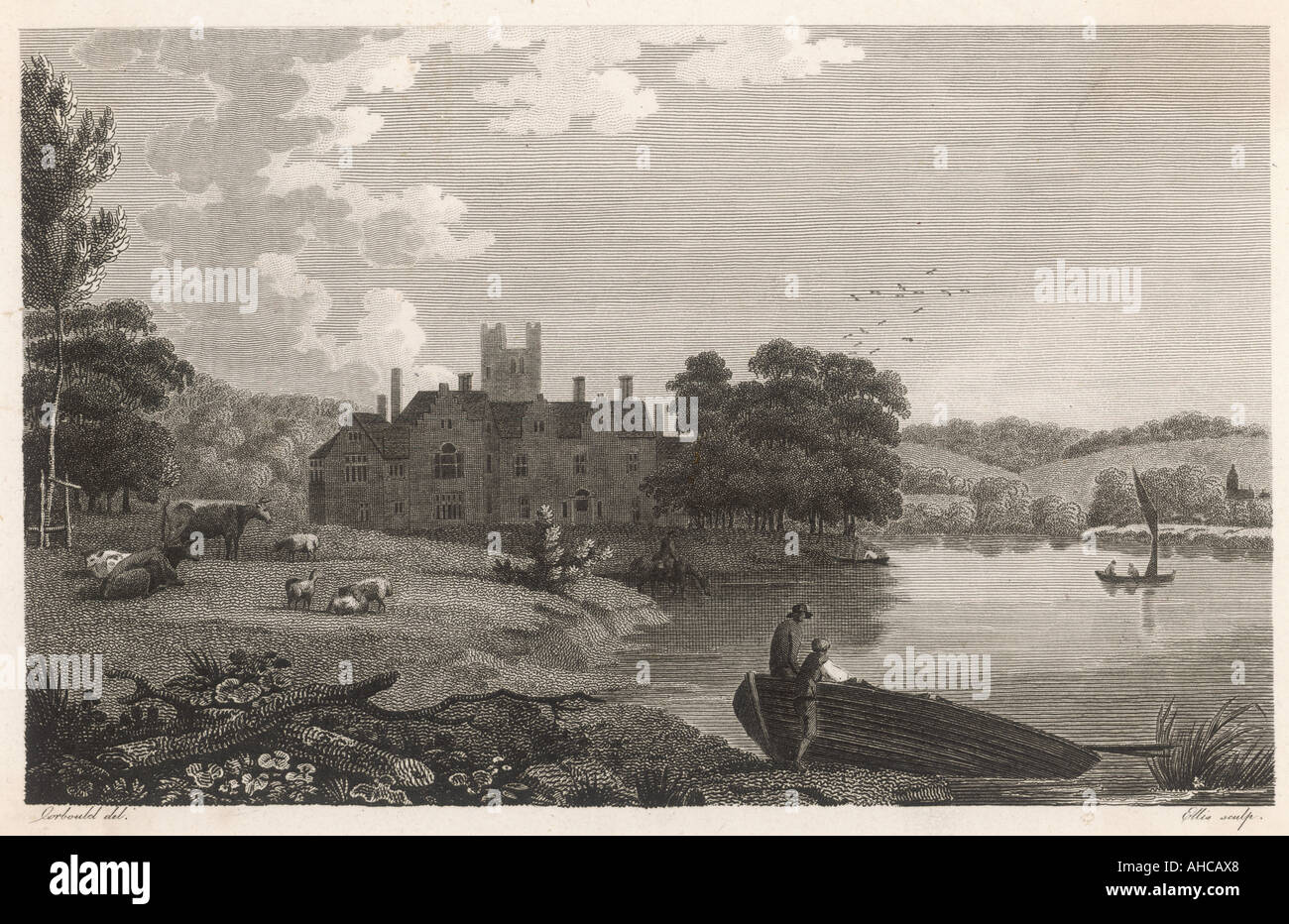 1787 details bisham abbey hi-res stock photography and images - Alamy